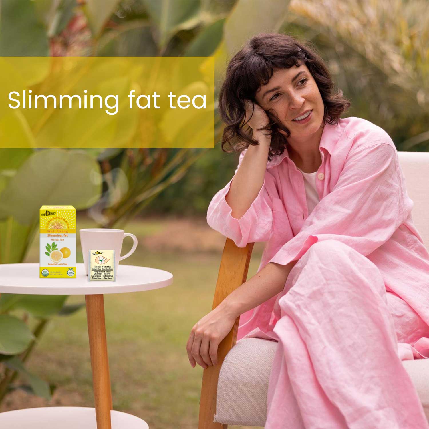 Slimming Fat, Grapefruit and Ash-Tree Herbal Blend Tea - Liber-Tea