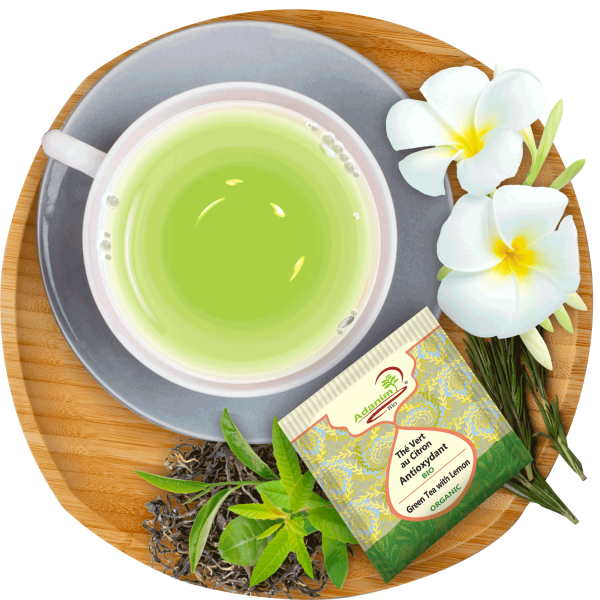 Green Tea with Lemon and Lemon Verbena - Liber-Tea