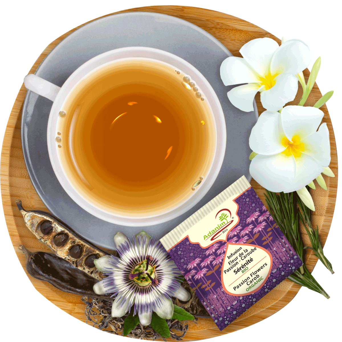 Mango Organic Tea with Passion Fruit - Helps with Stress Relief - Liber-Tea