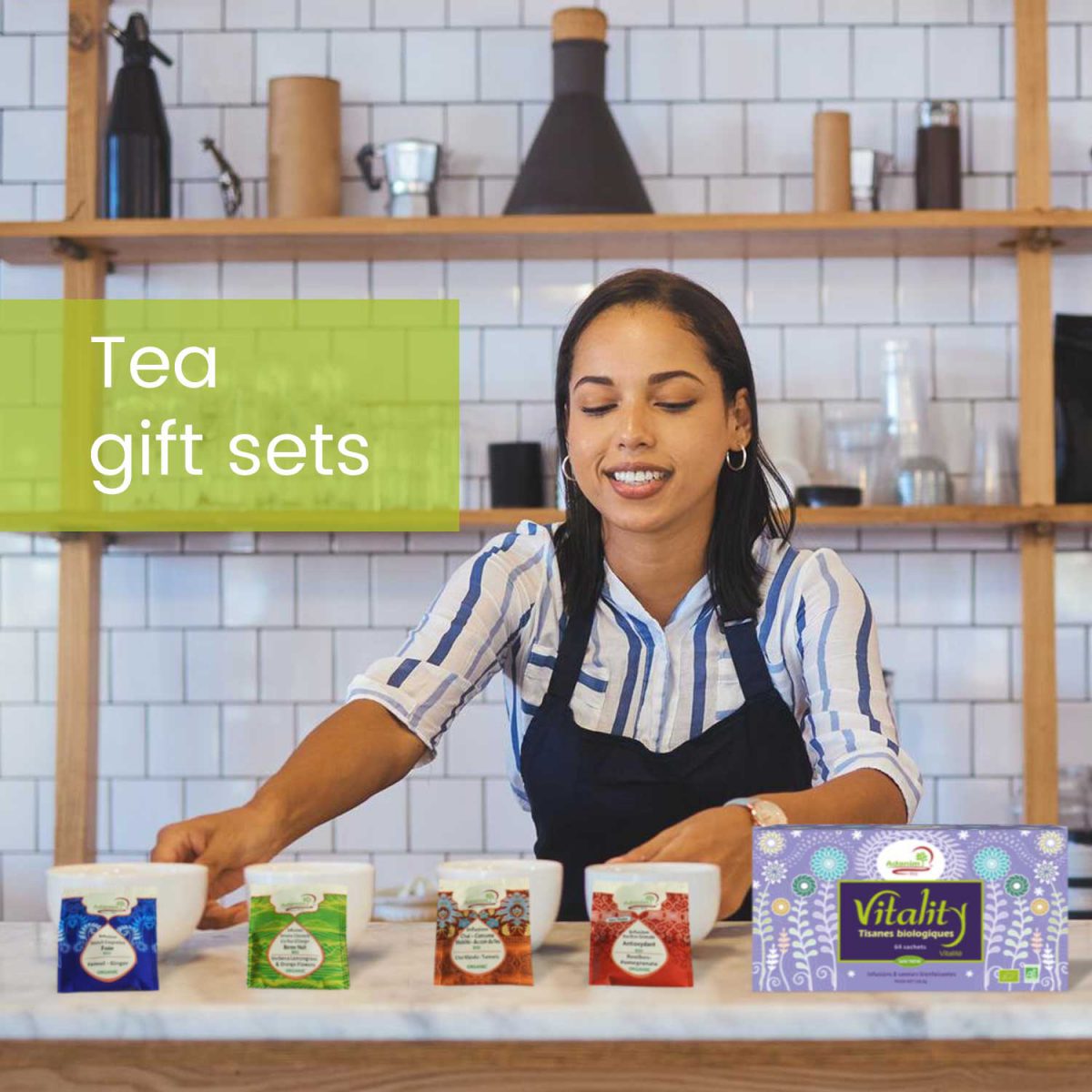 Vitality Organic Tea Sampler Gift Box - Liber-Tea